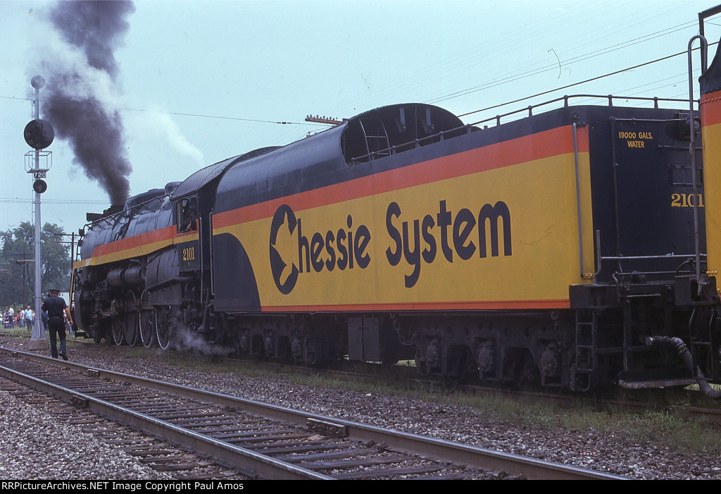 RDG 2101 Chessie Steam Special Season 1 1977